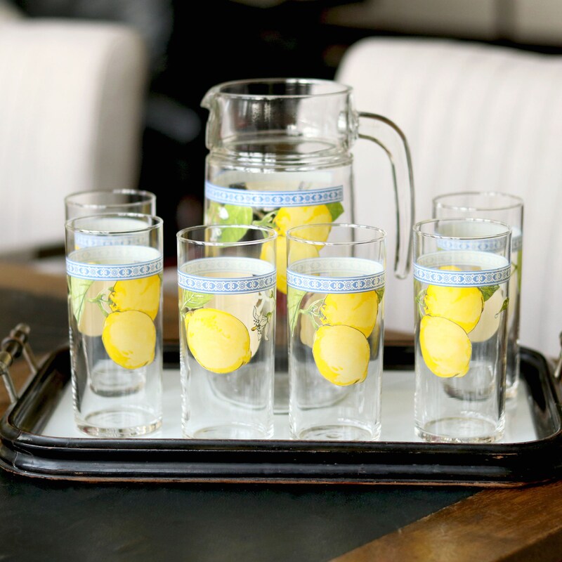 Lemonade Glasses - Etsy