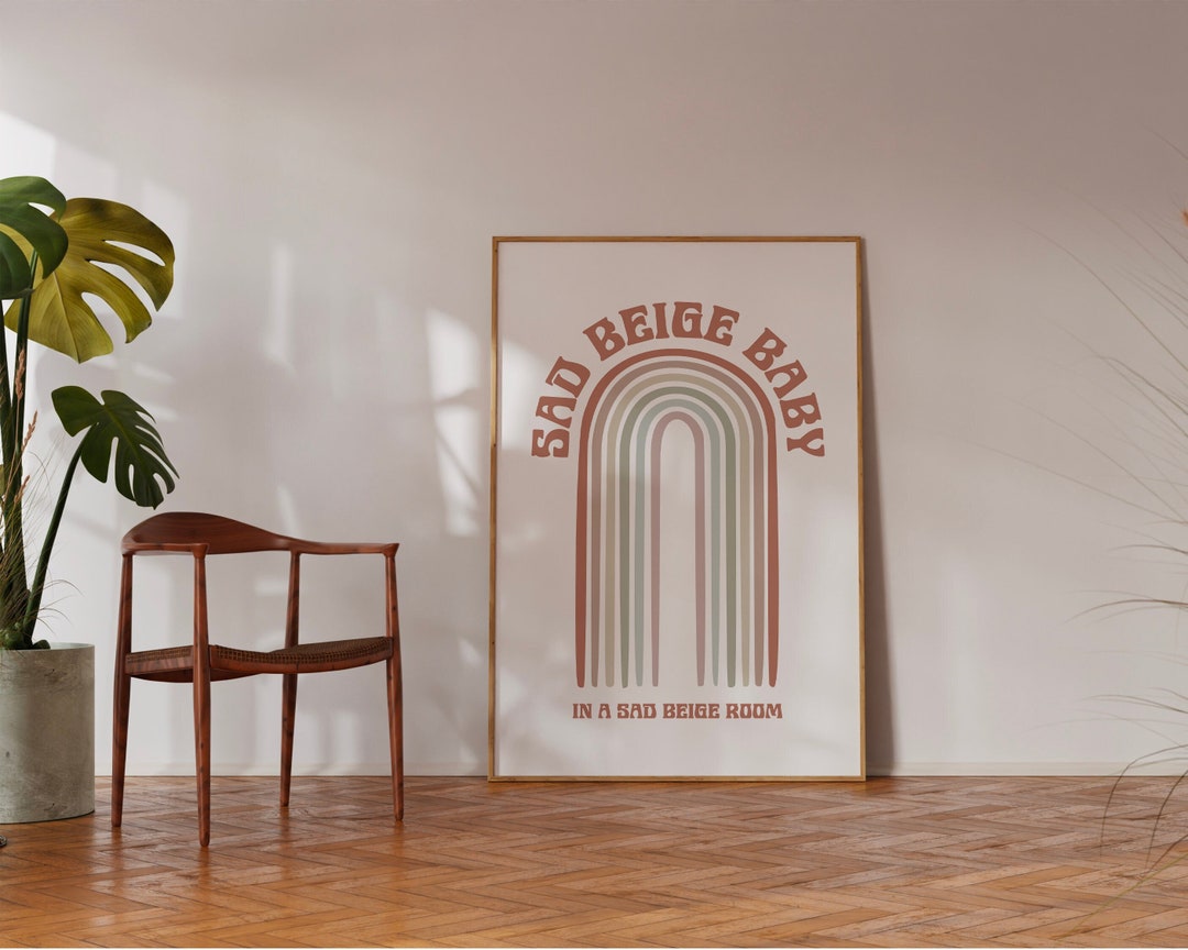 Sad Beige Baby in a Sad Beige Room Funny Gender Neutral Nursery Baby ...