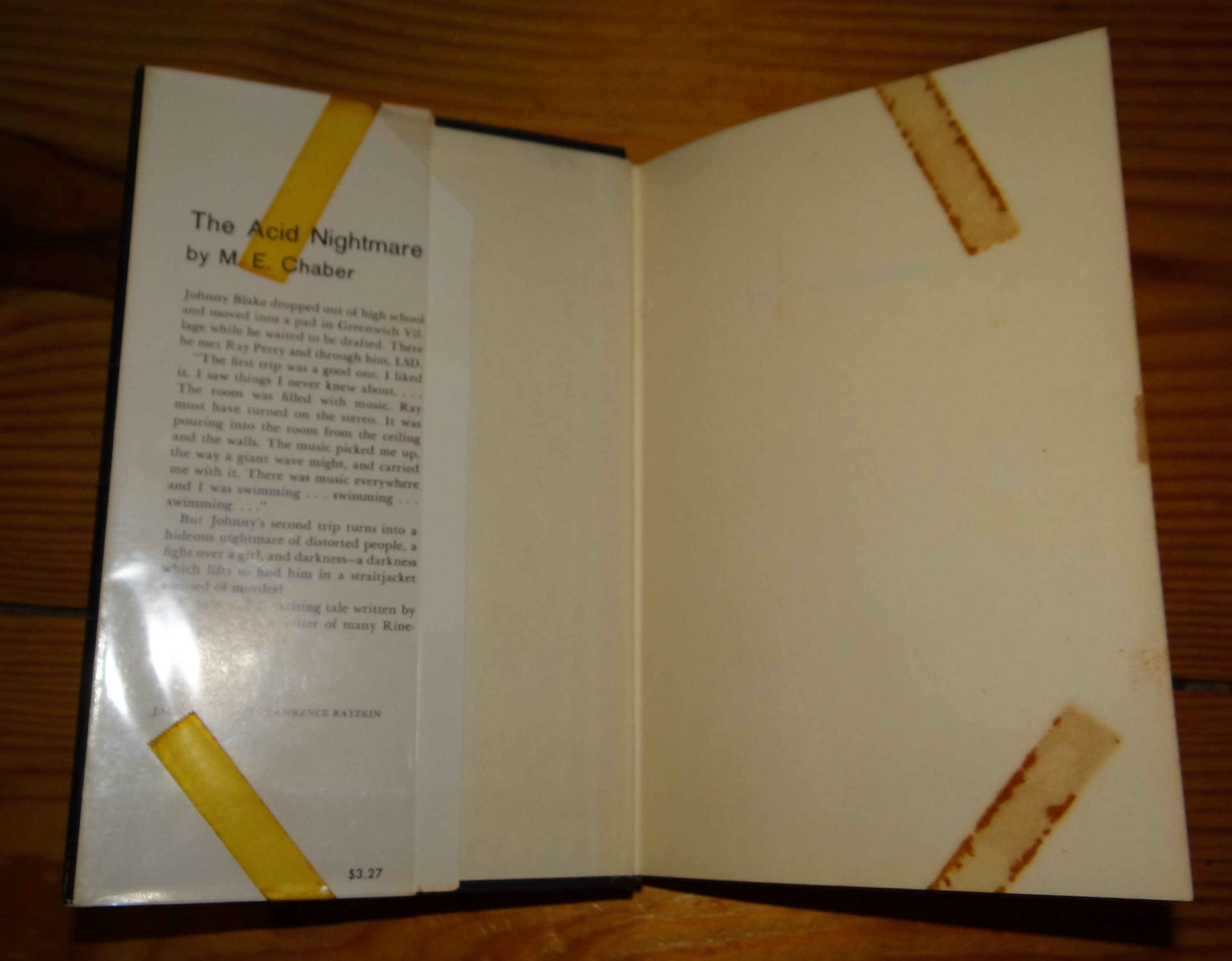 Very Rare the Acid Nightmare by M.E. Chaber Sixties Mystery ...