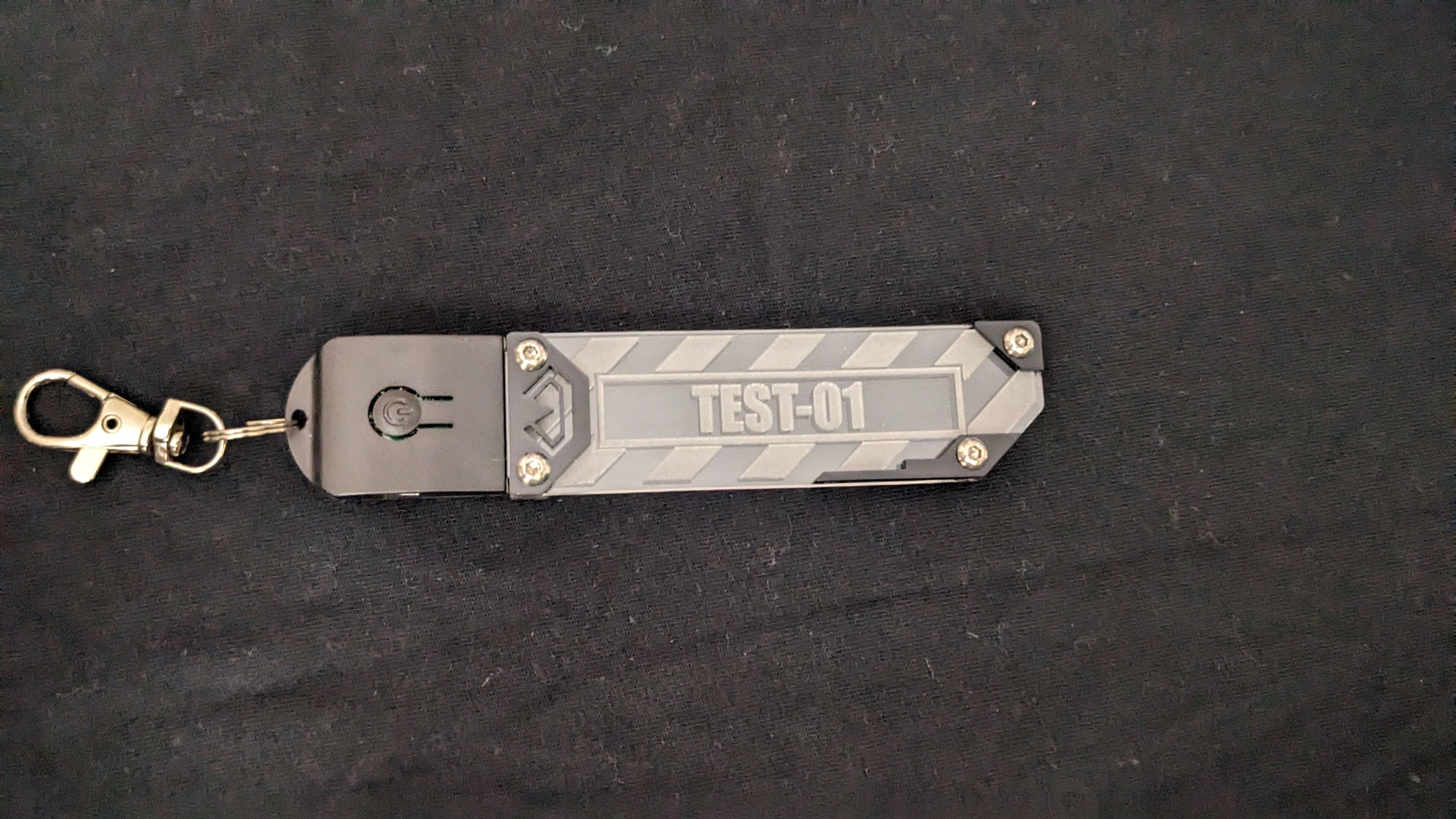 Acrylic LED Gamer Tag Keychain - Etsy