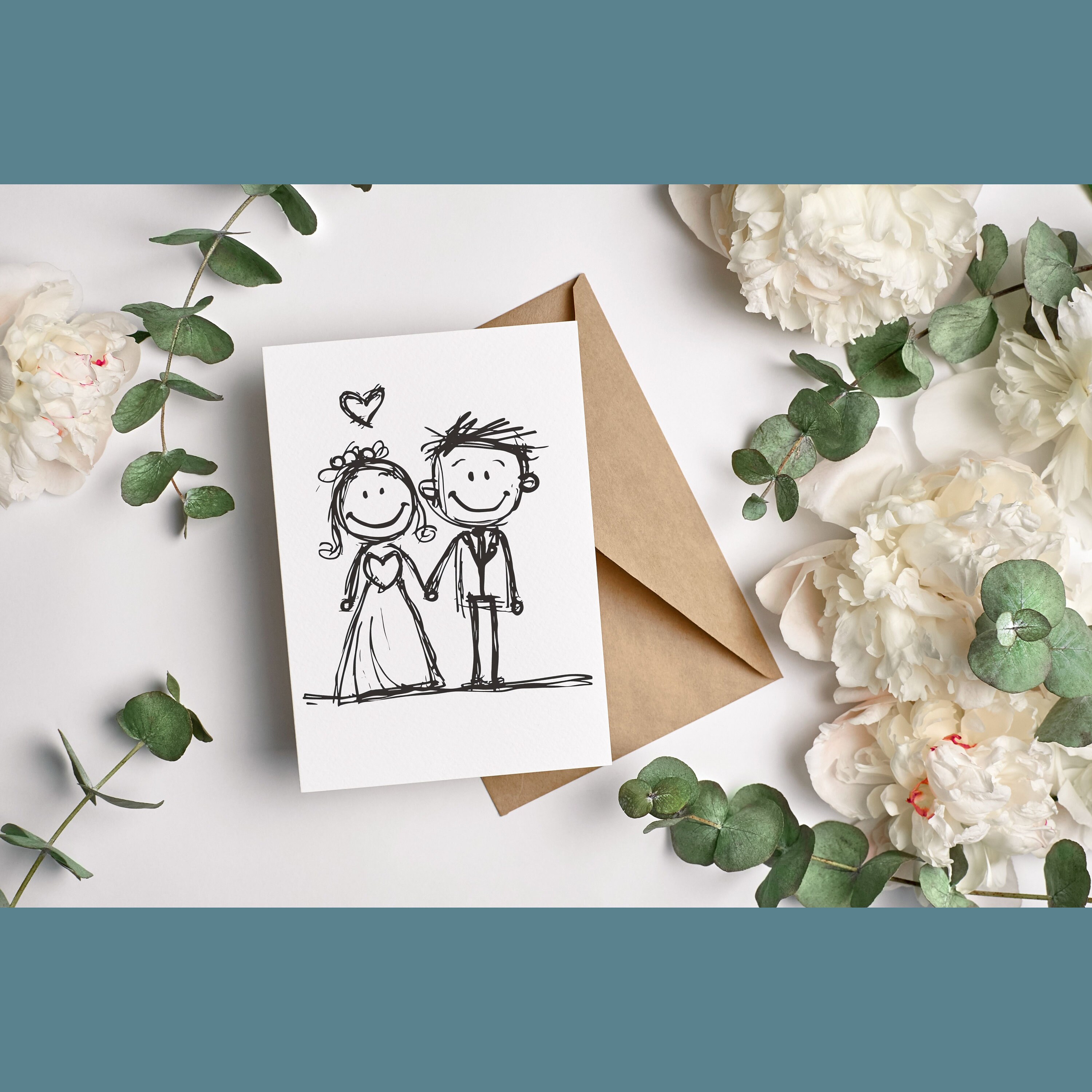 Whimsical Wedding Doodle Bundle ~ Wedding Clip Art ~ DIY Wedding ...