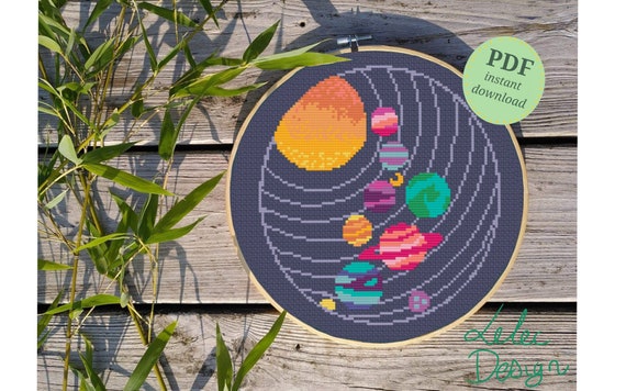 Circle Solar System | Etsy