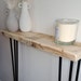Rustic Radiator Cover With Hairpin Legs | Radiator Shelf - Etsy UK
