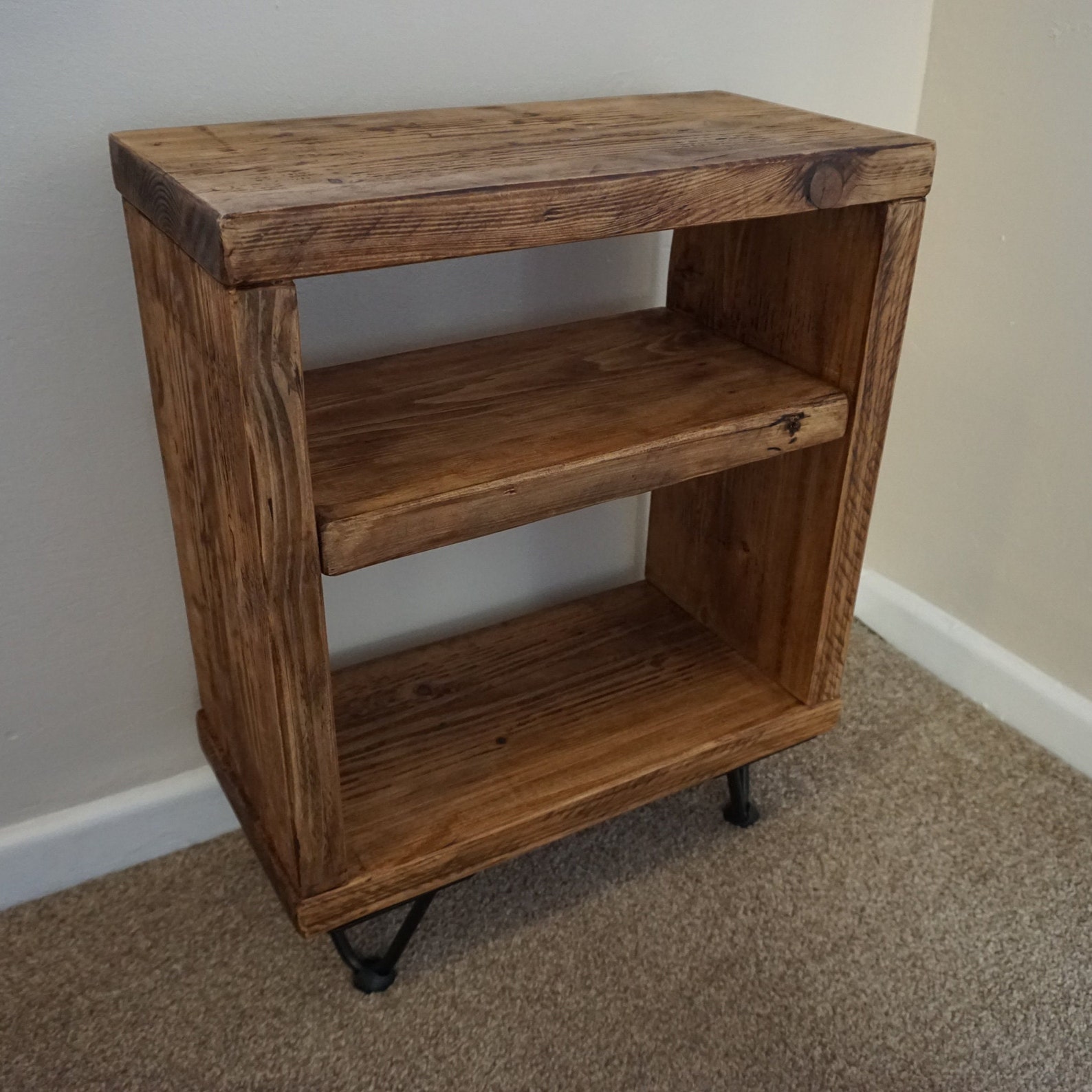 Homemade Rustic Bedside Table Farmhouse Bedside Table Side - Etsy