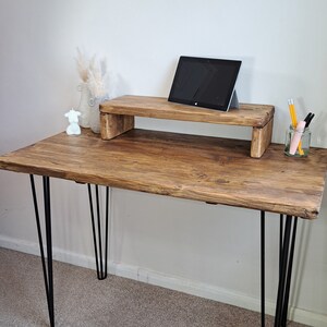 Monitor Stand | Wooden Riser | Monitor Riser | Desk Accessories ...