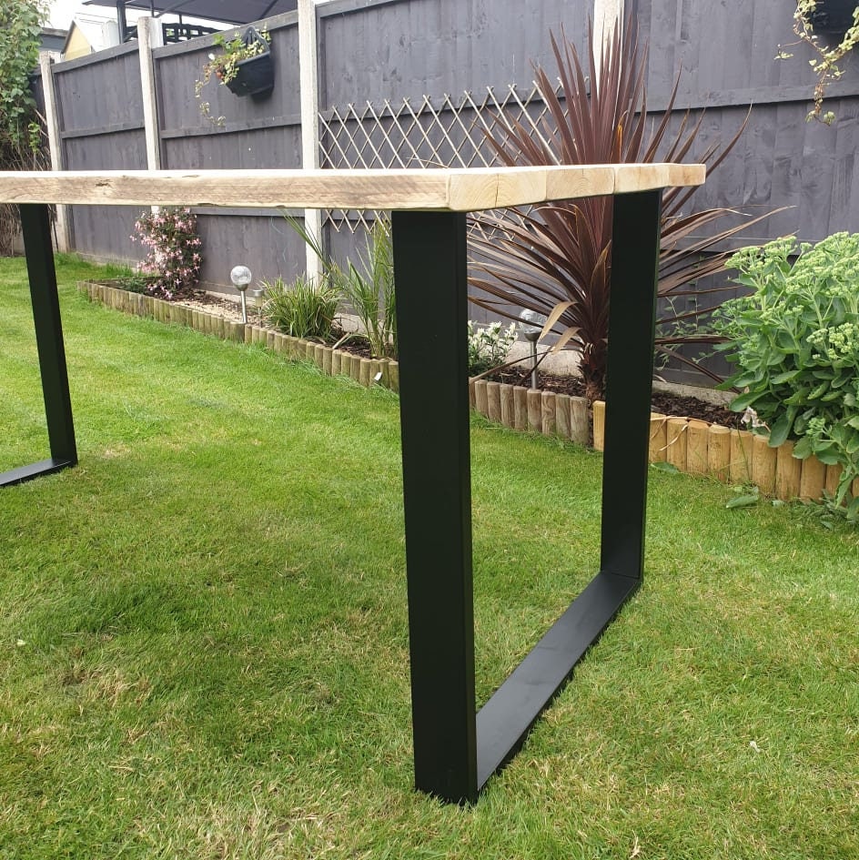 Outdoor Table Reclaimed Wooden Table Scaffold Board Table | Etsy