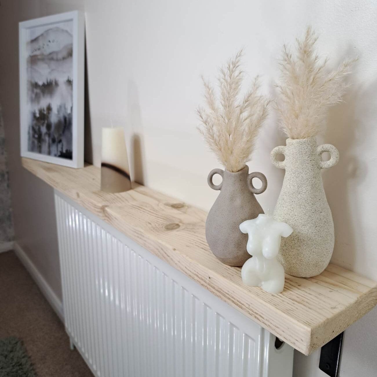 Radiator Shelf | Bracket Shelf | Industrial Shelf | Floating Radiator ...