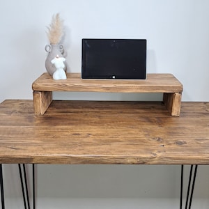 Monitor Stand | Wooden Riser | Monitor Riser | Desk Accessories ...