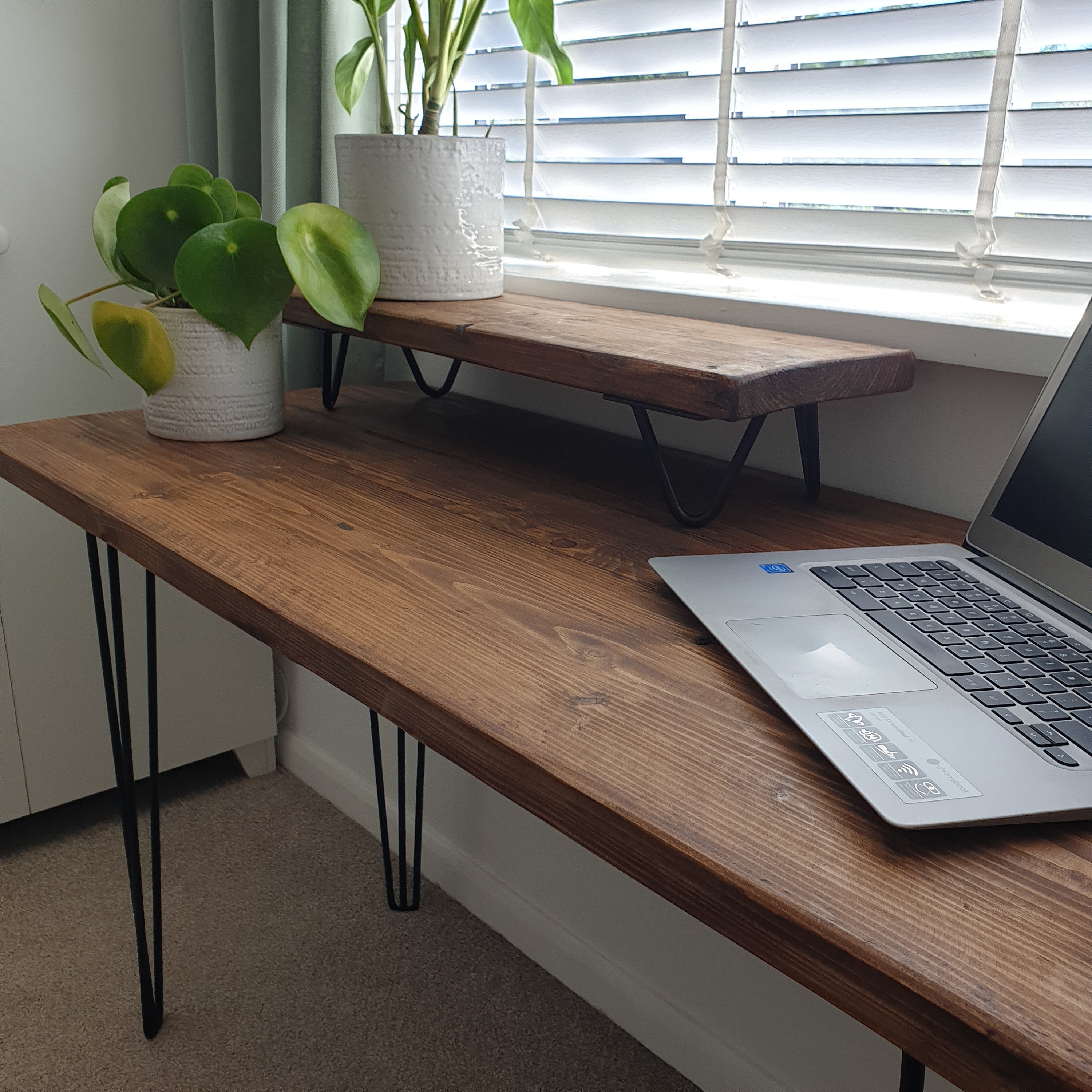 Monitor Stand Hairpin Monitor Stand Monitor Riser Desk - Etsy