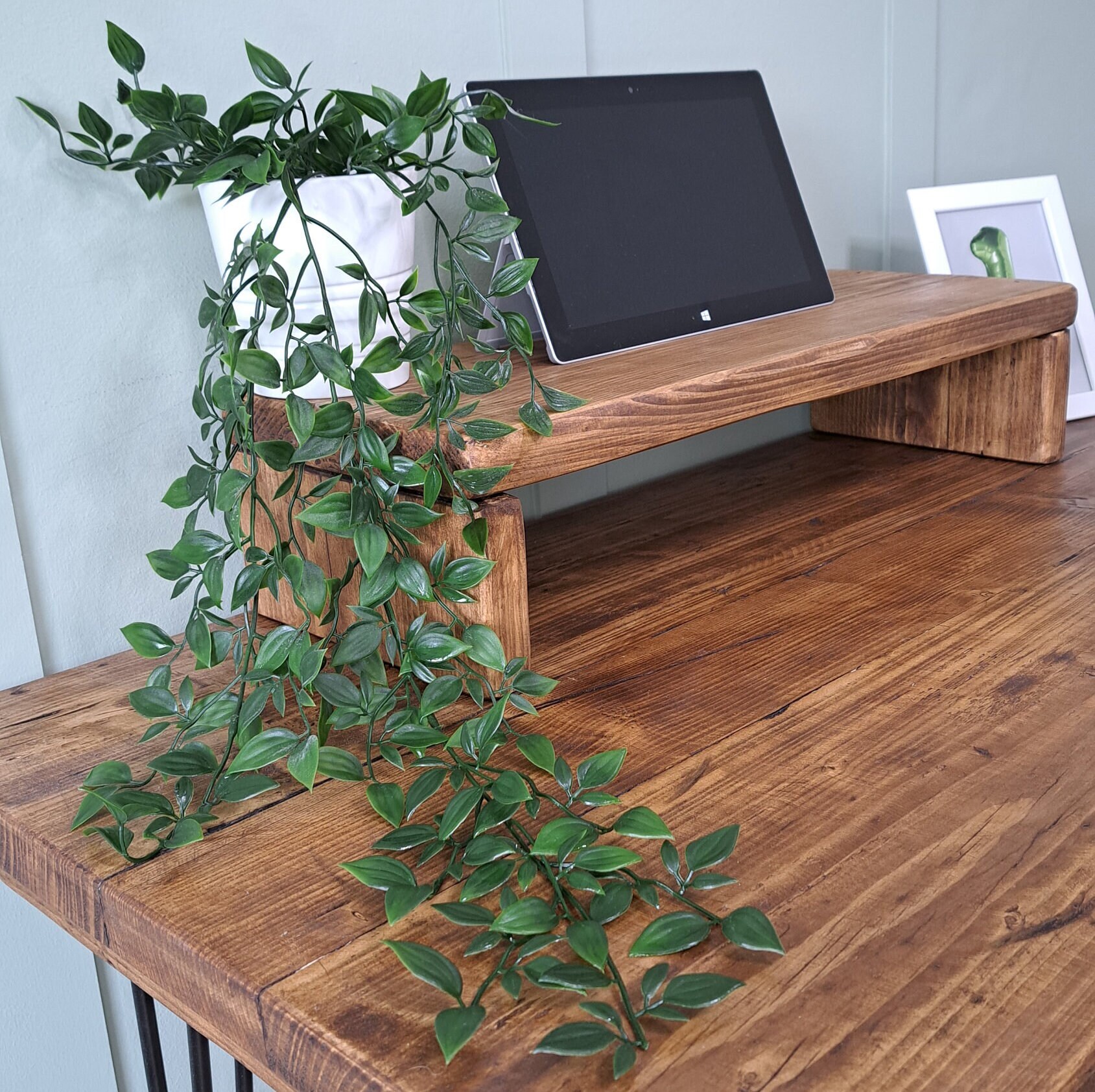 Monitor Stand | Wooden Riser | Monitor Riser | Desk Accessories ...