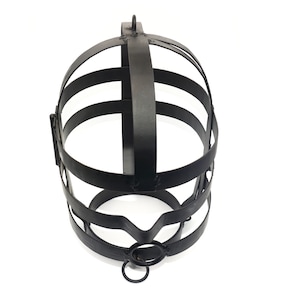 Head Cage Punishment Mask – Metal Iron Bondage Cage, Fetish BDSM ...