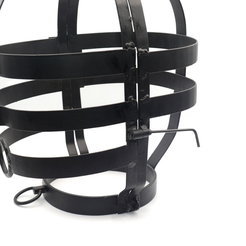 Head Cage Punishment Mask – Metal Iron Bondage Cage, Fetish BDSM Pillory Shame Mask (custom Made ...