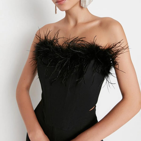 Feather Corset - Etsy