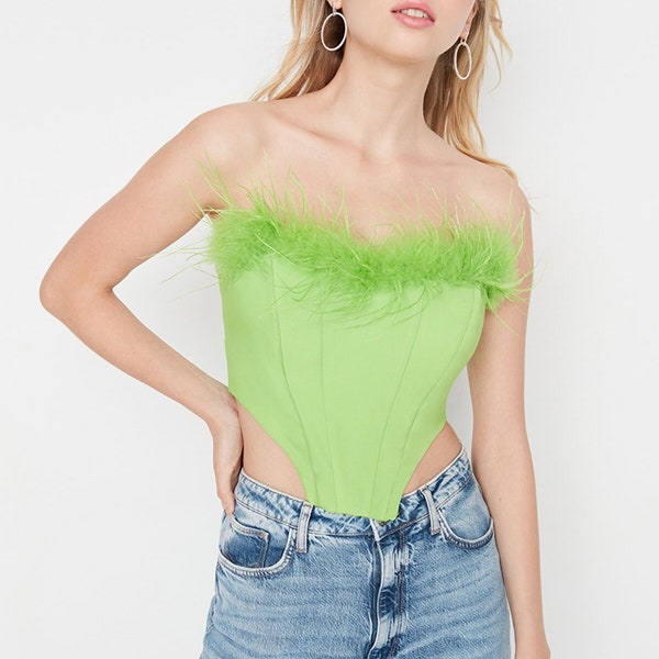 Feather Bra - Etsy