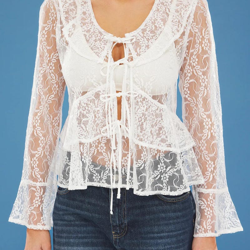 Transparent See Through Blouse - Etsy