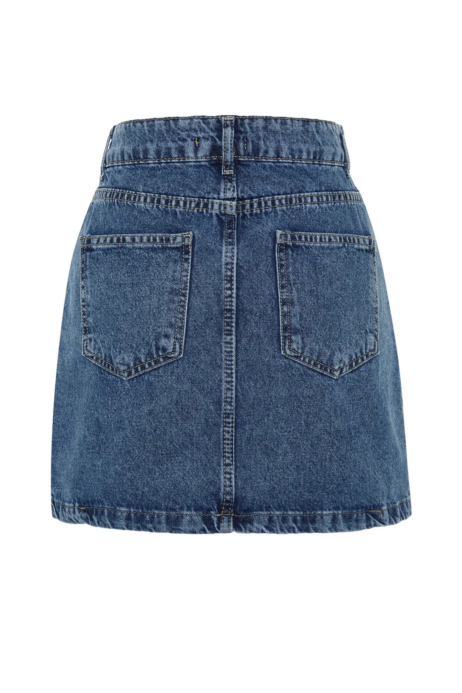 Blue Woman Mini Denim Skirt, Jeans Mini Skirt, High Waisted Mini Skirt ...
