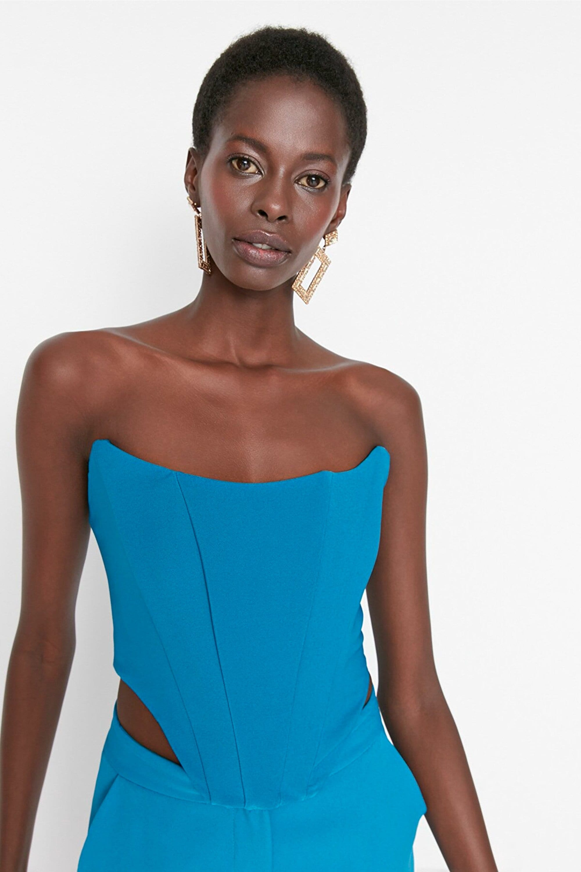 Strapless Bustier With More Colors Crop Top Colour Corset Bridal ...