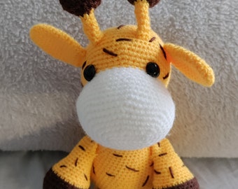 Handmade Crochet Giraffe Stuffy - Etsy