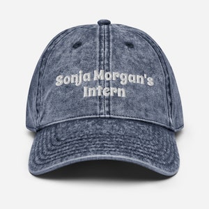Sonja Morgan Intern Denim Dad Hat, RHONY Hat, Bravo TV Hat, Real ...