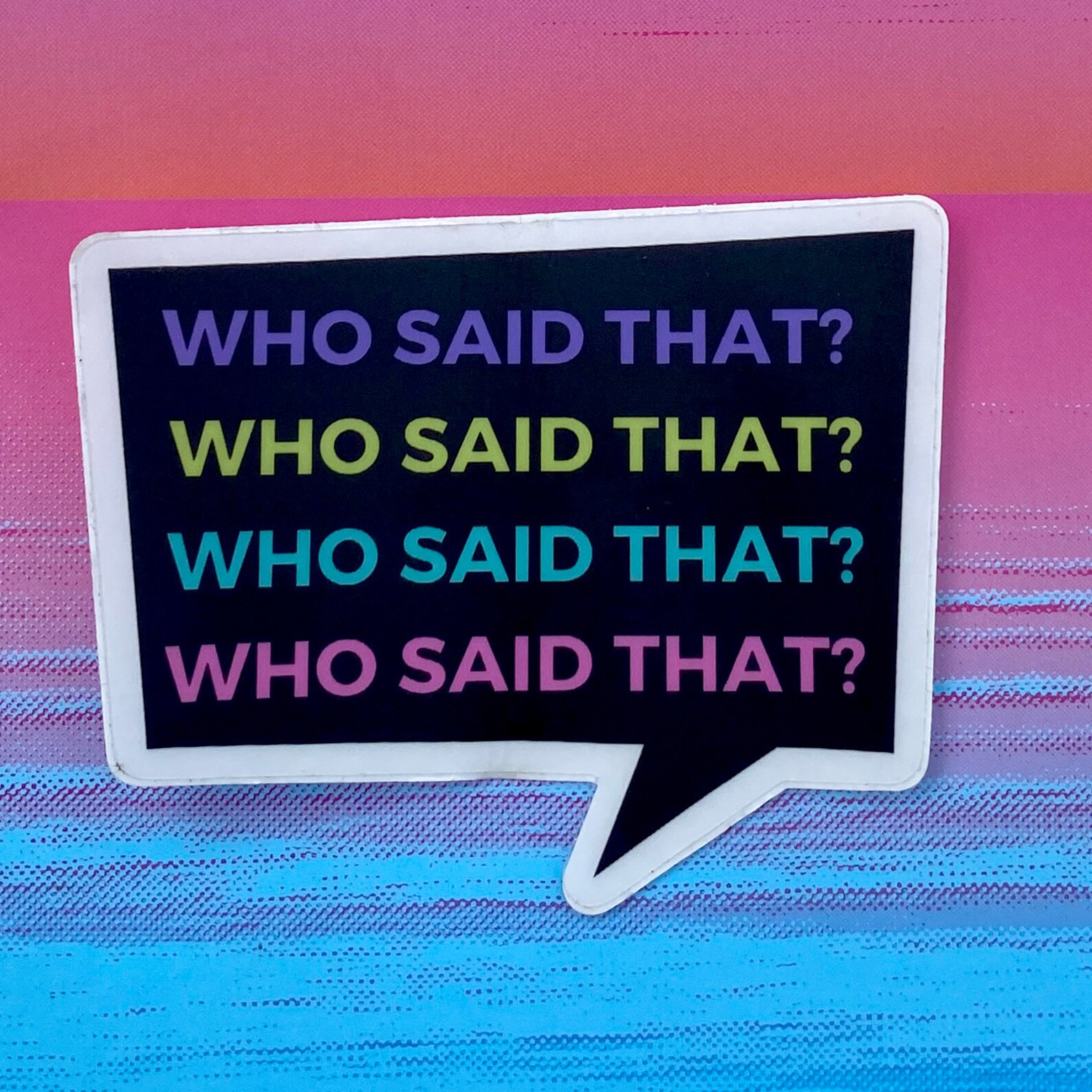 Who Said That Sticker, Porsha Williams Sticker, RHOA, Bravo TV Sticker ...