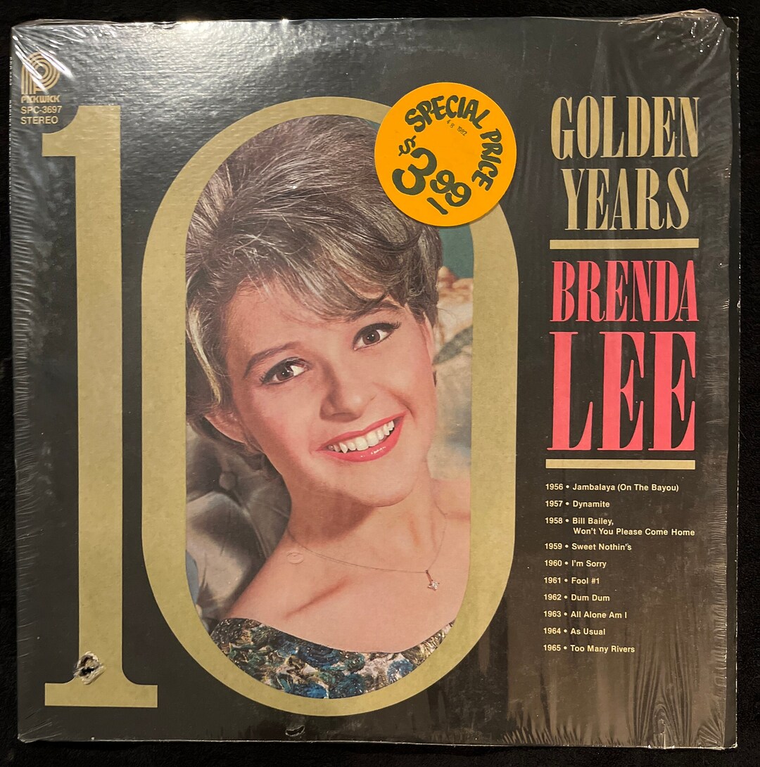 Brenda Lee 10 Golden Years Vintage Vinyl Record Album - Etsy