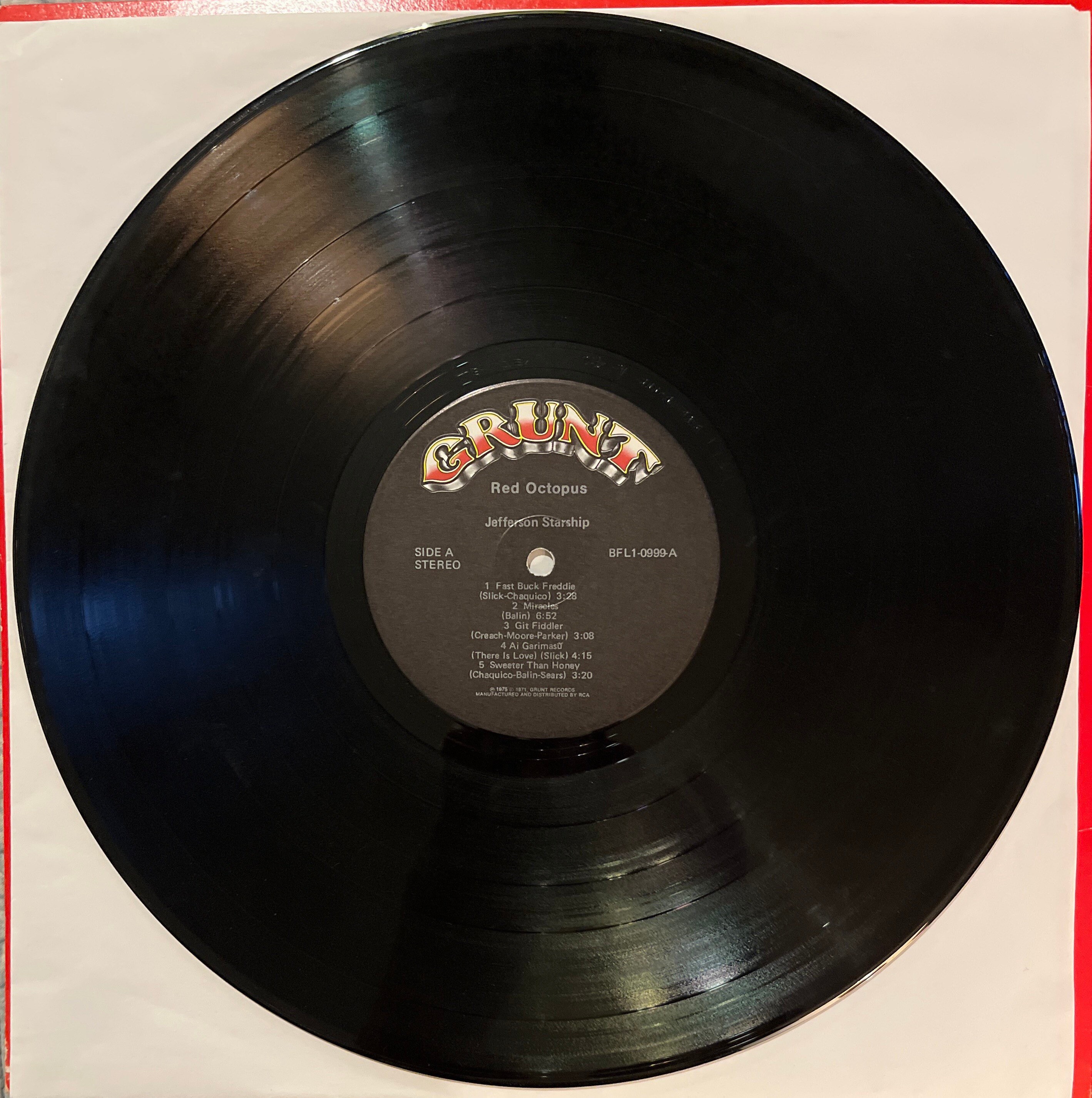 Jefferson Starship Red Octopus Vintage Vinyl Record Album 1975 - Etsy