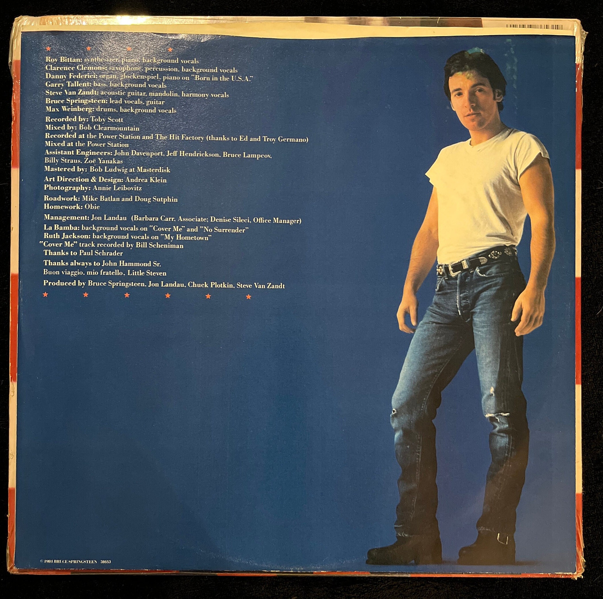 Bruce Springsteen Born in the USA Vintage Vinyl Record Album - Etsy