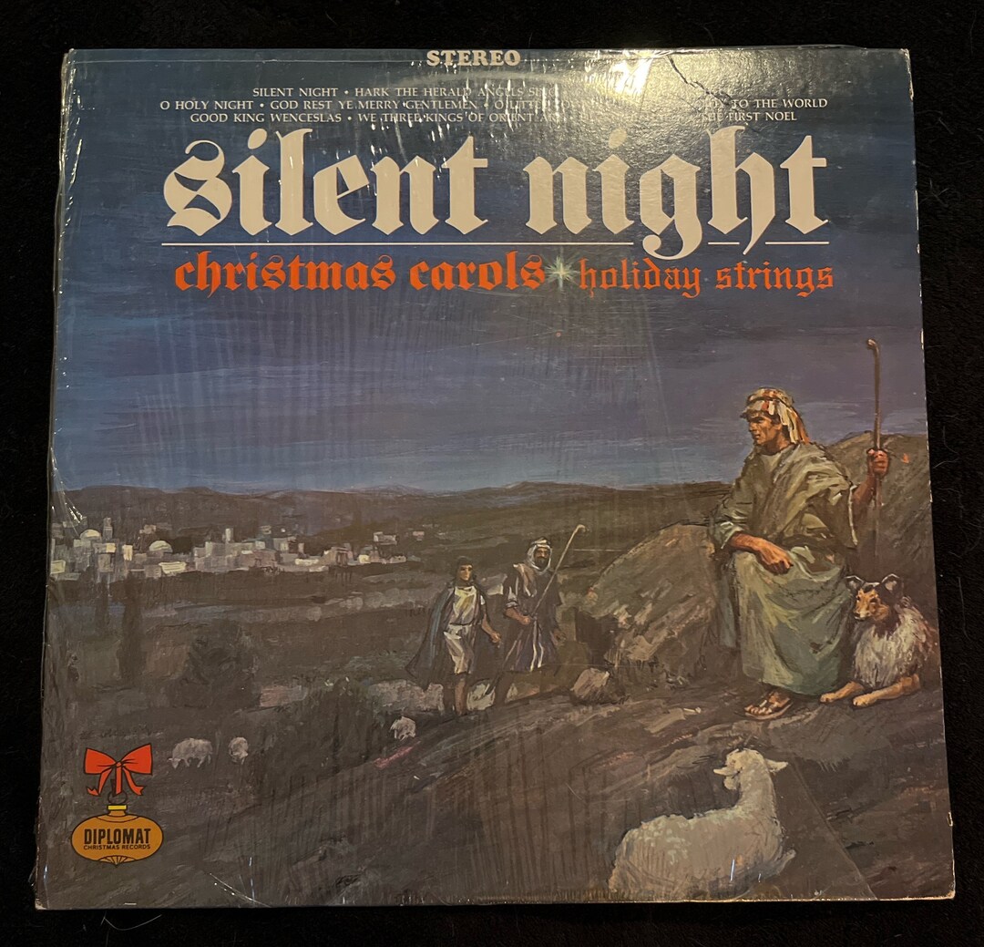 Silent Night the Holiday Strings Christmas Carols Vintage Vinyl Record ...