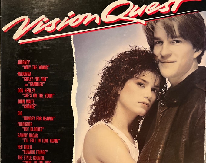 Vision Quest Original Soundtrack Record Vintage Vinyl - Etsy