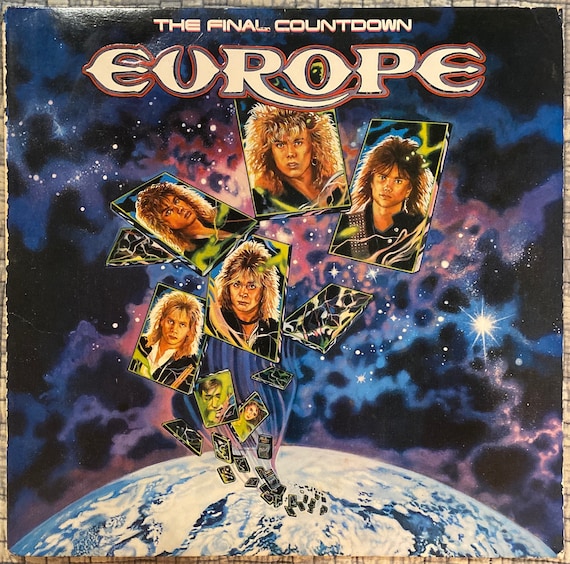 Europe the Final Countdown Vinyl Record Vintage Album 1986 | Etsy