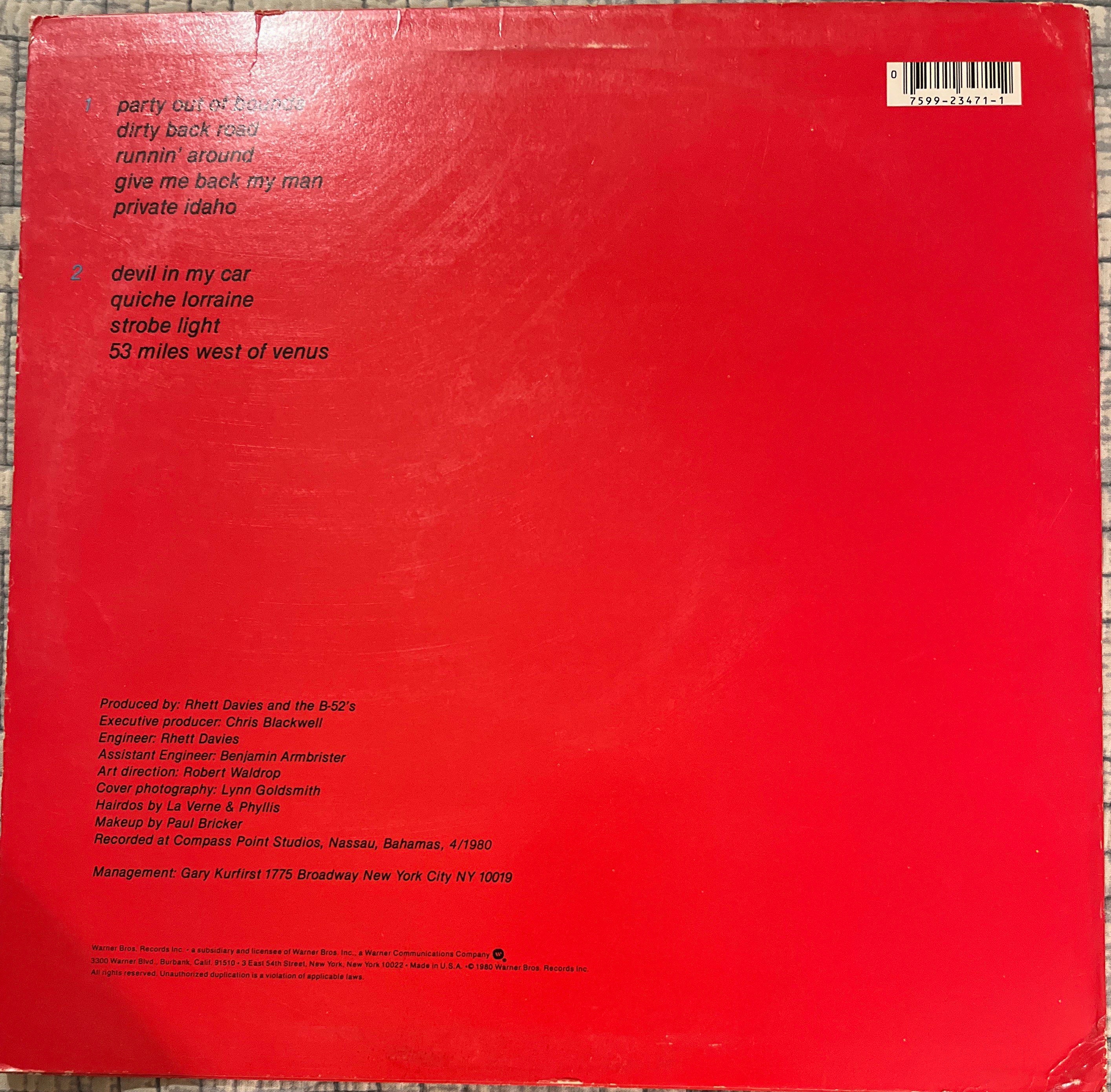 B-52s Wild Planet Vintage Vinyl Record Album 1980 Original - Etsy