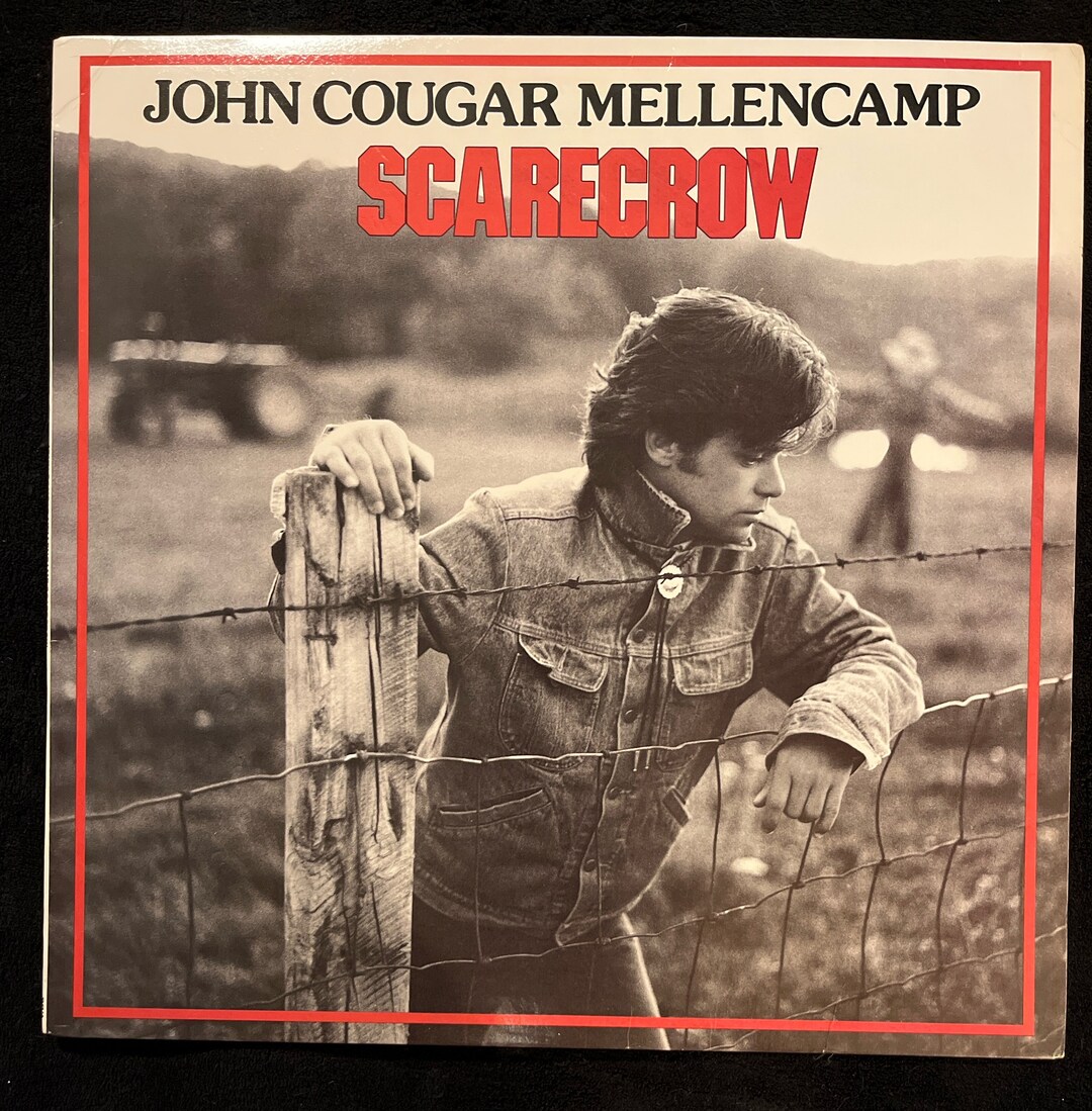 John Cougar Mellencamp Scarecrow Vintage Vinyl Record Album 1985 - Etsy