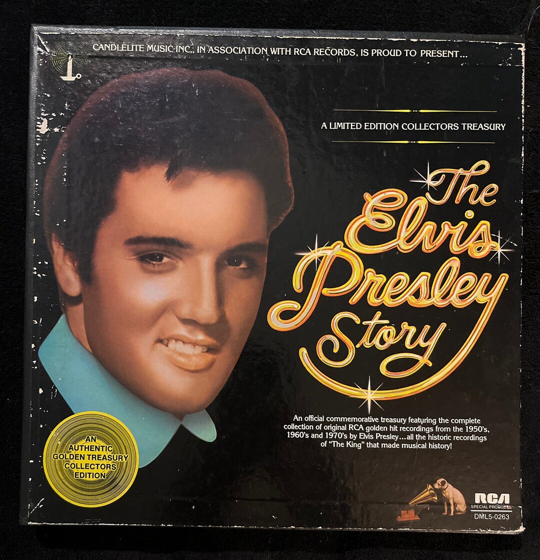 The Elvis Presley Story 5 LP Box Set Vintage Vinyl Record Album 1977 - Etsy