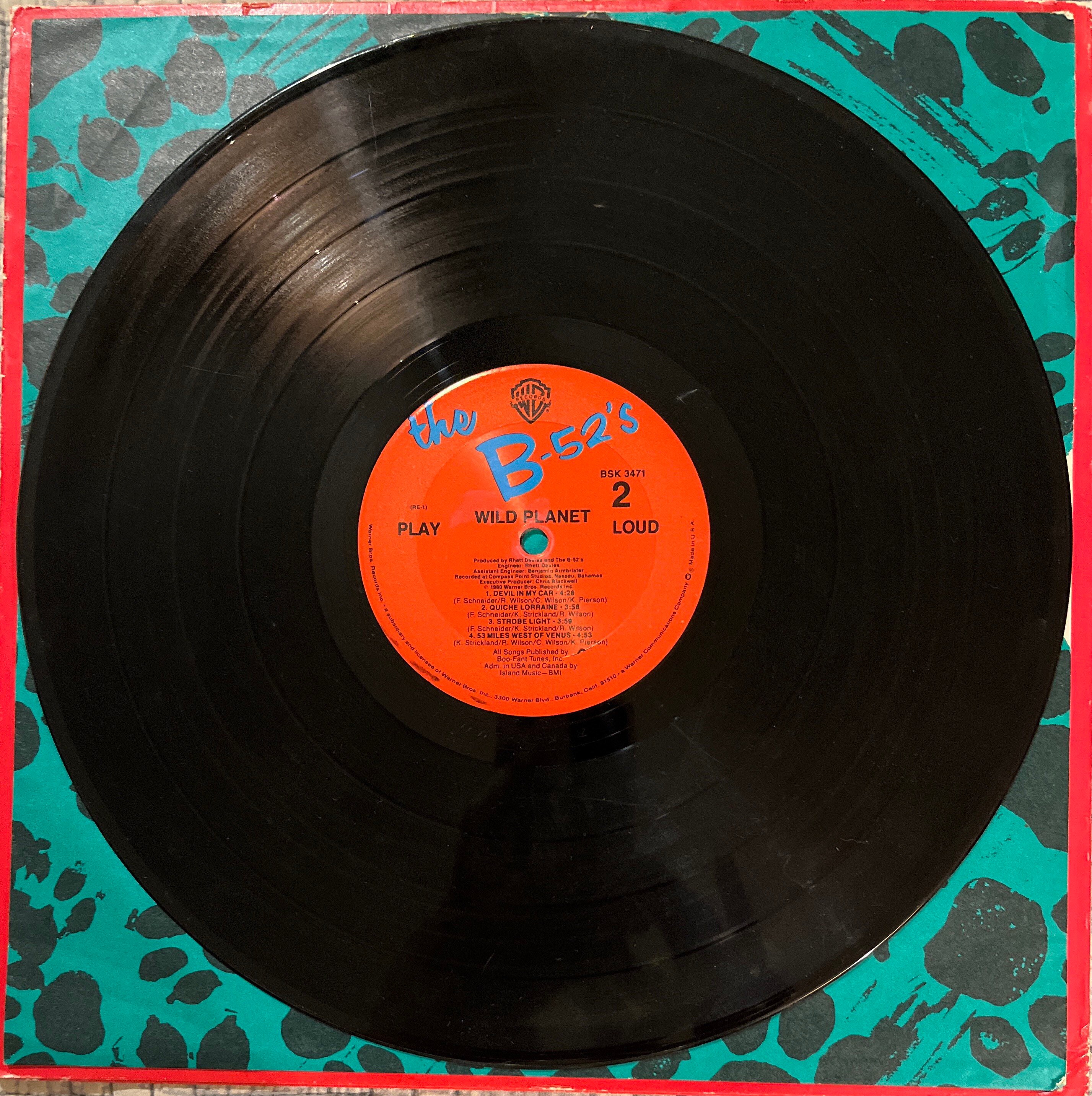 B-52s Wild Planet Vintage Vinyl Record Album 1980 Original - Etsy