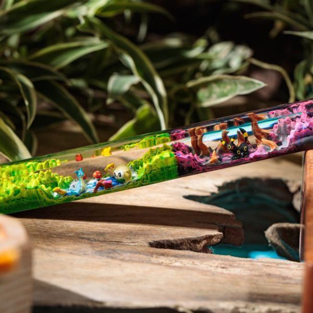 Pokemon Inspired Custom Spacebar Keycap, Resin Artisan Keycap for ...