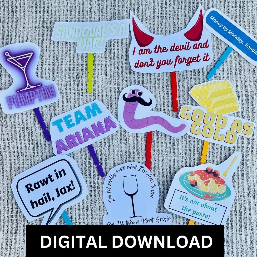 Vanderpump Rules Reunion Watch Party Photo Prop Digital Download! - Etsy