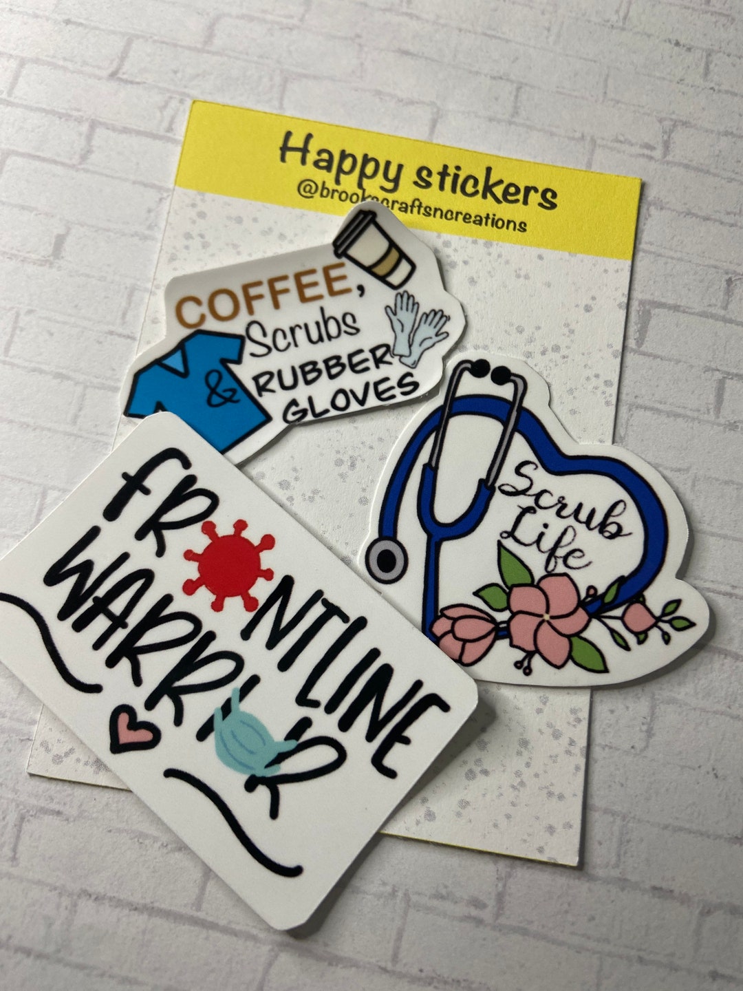 Healthcare Worker Sticker Pack - Etsy
