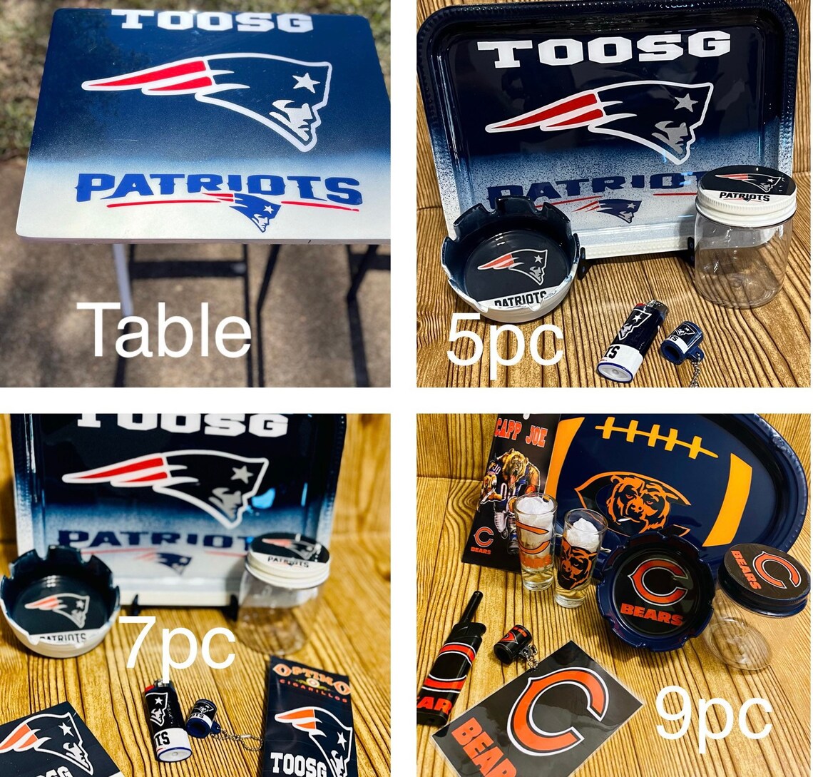 Custom Tv Tray Table and Matching Smoke Tray Set - Etsy