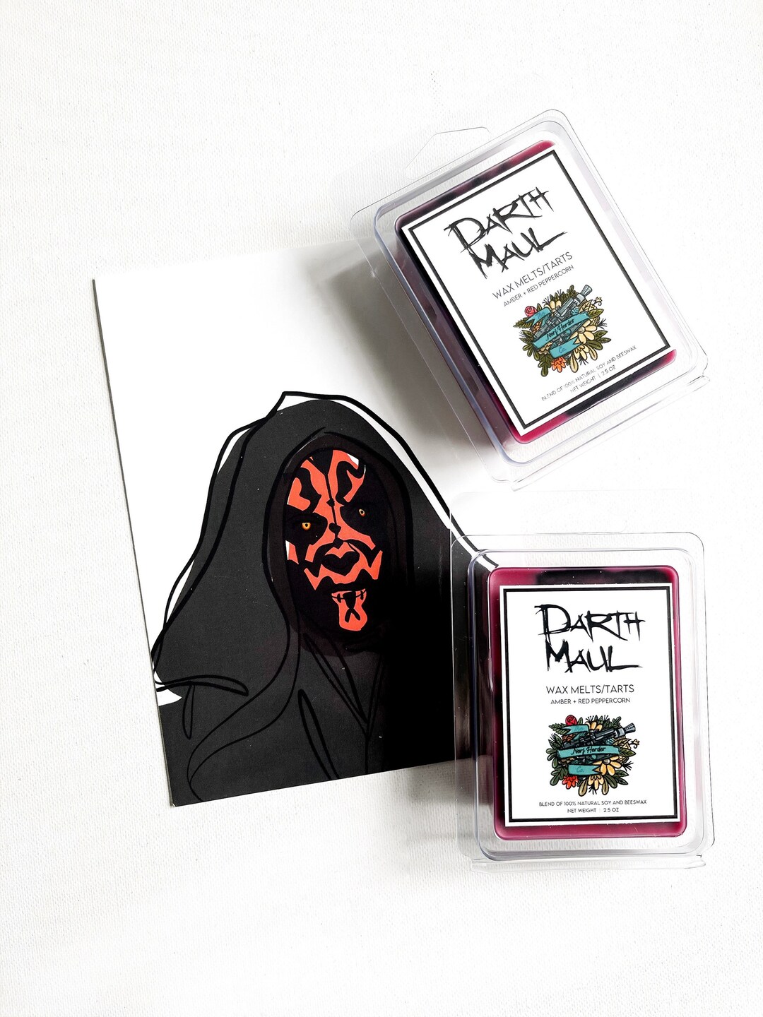 WAX MELT | Darth Maul (2.5 Oz) | Amber + Red Peppercorn - Etsy