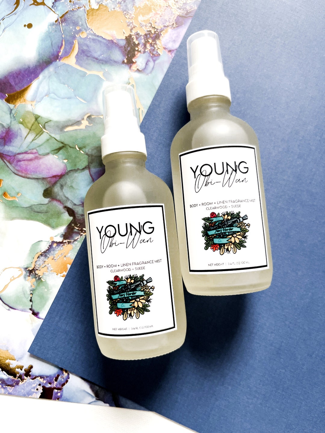 FRAGRANCE MIST Young Obi-wan 3.4 Fl Oz Clearwood Suede - Etsy