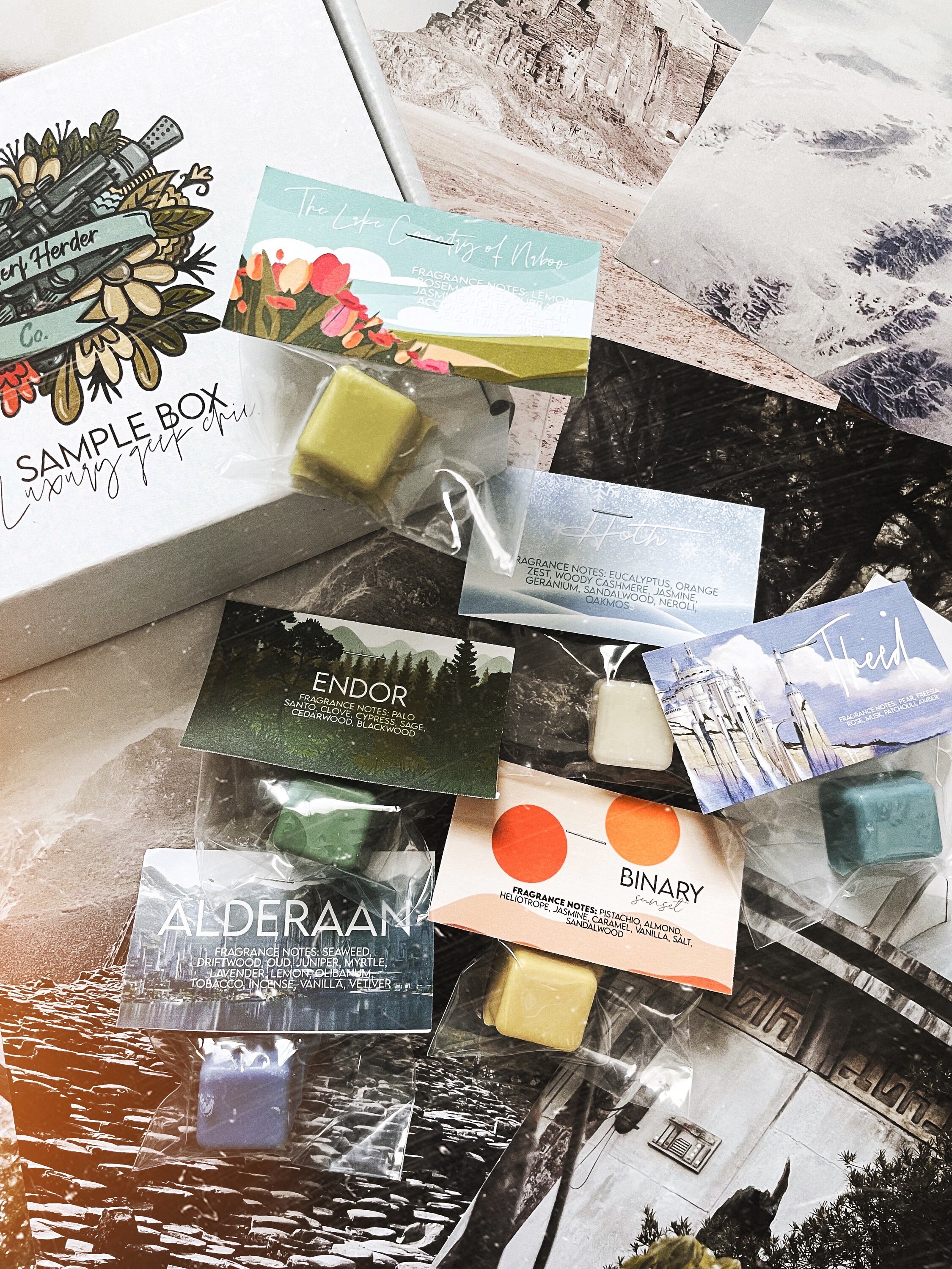 SAMPLE BOX | A Far Away Galaxy Collection #1 - Etsy