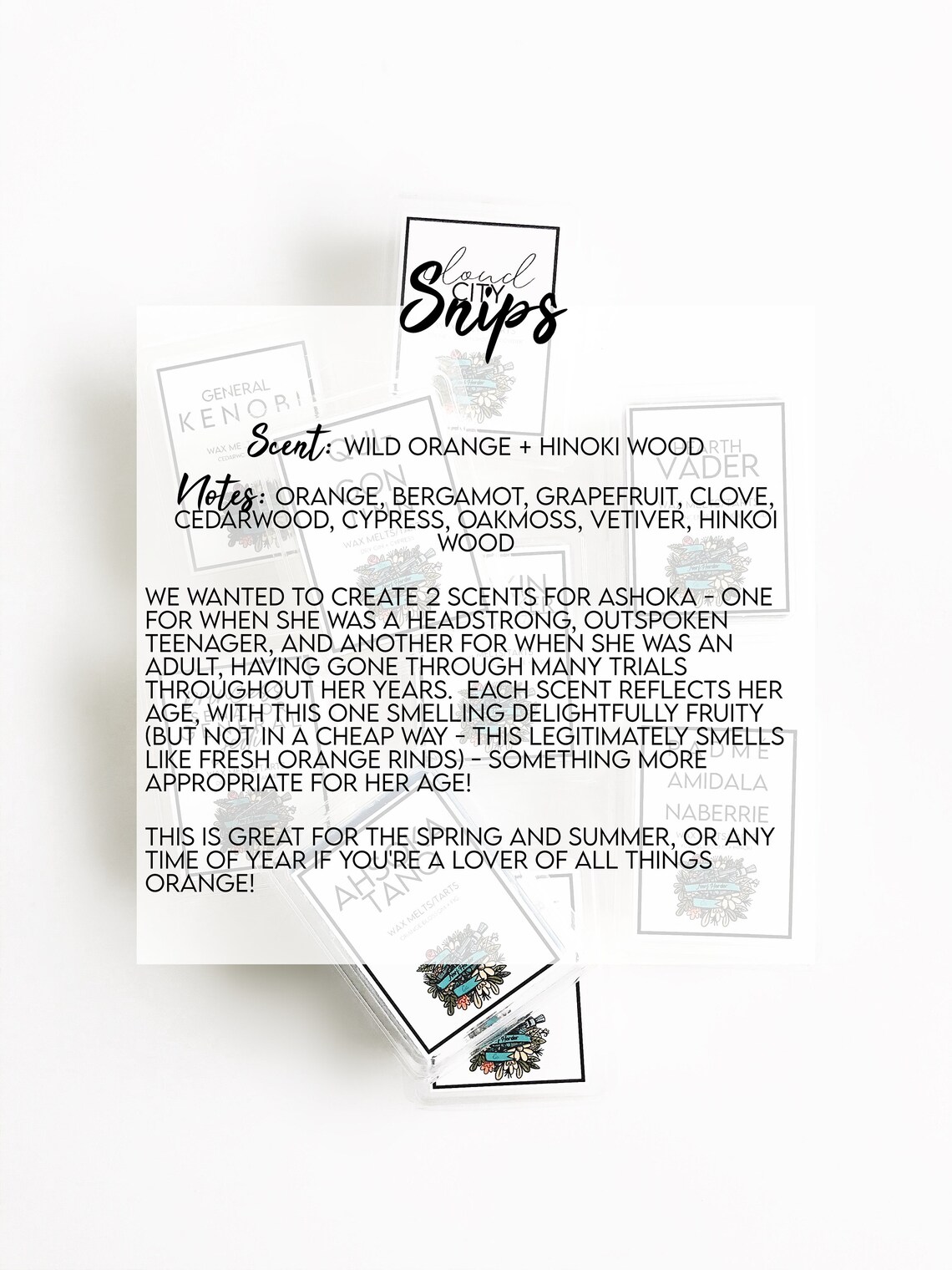 100% SOY CANDLE | Snips (13 Oz) | Wild Orange + Hinoki Wood - Etsy