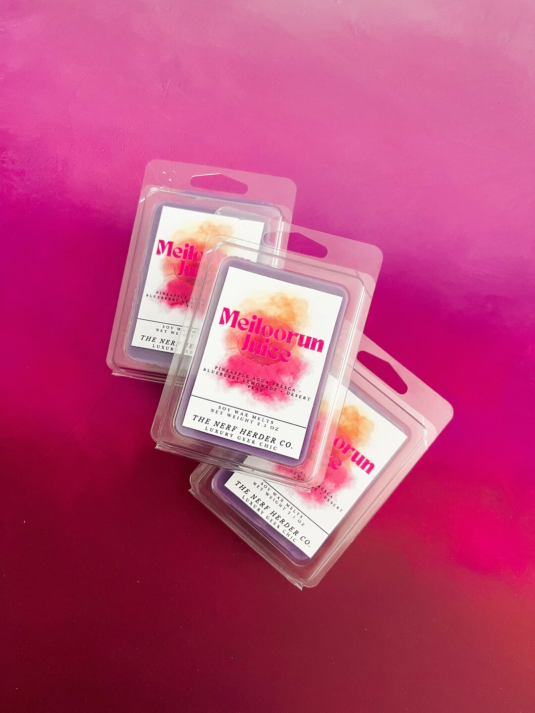 WAX MELT | Meiloorun Juice (2.5 Oz) | Pineapple Agua Fresca + Blueberry ...