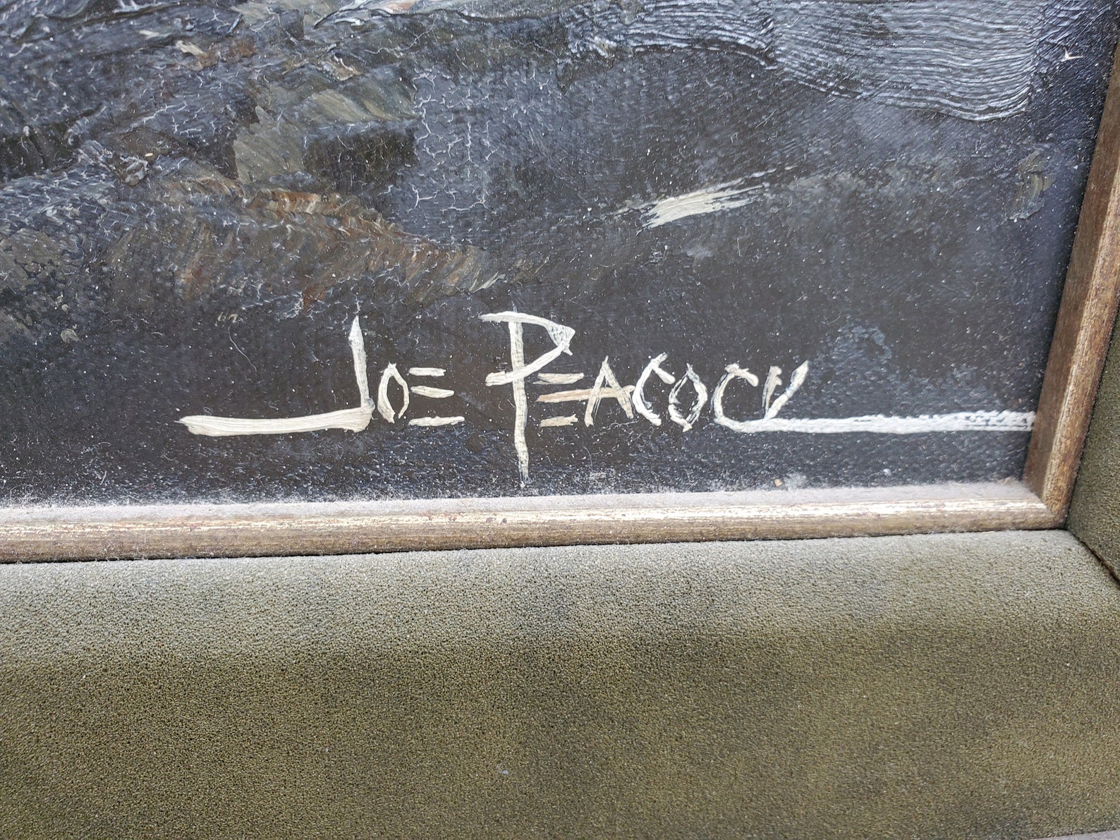 Joe Peacock Oil Western Painting - Etsy