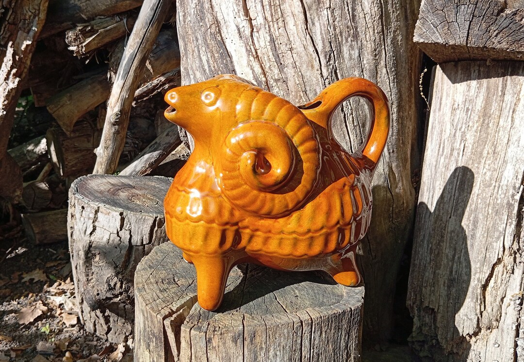 Drink Pitcher lamb Whimsical Ceramic Tableware 1 - Etsy