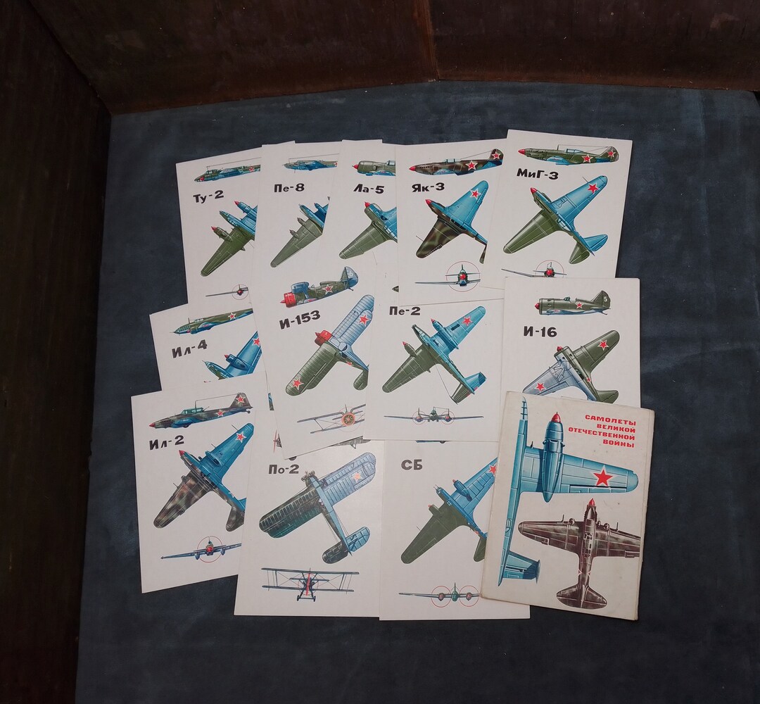 Aircraft of the WW2 Postcard Set - Etsy