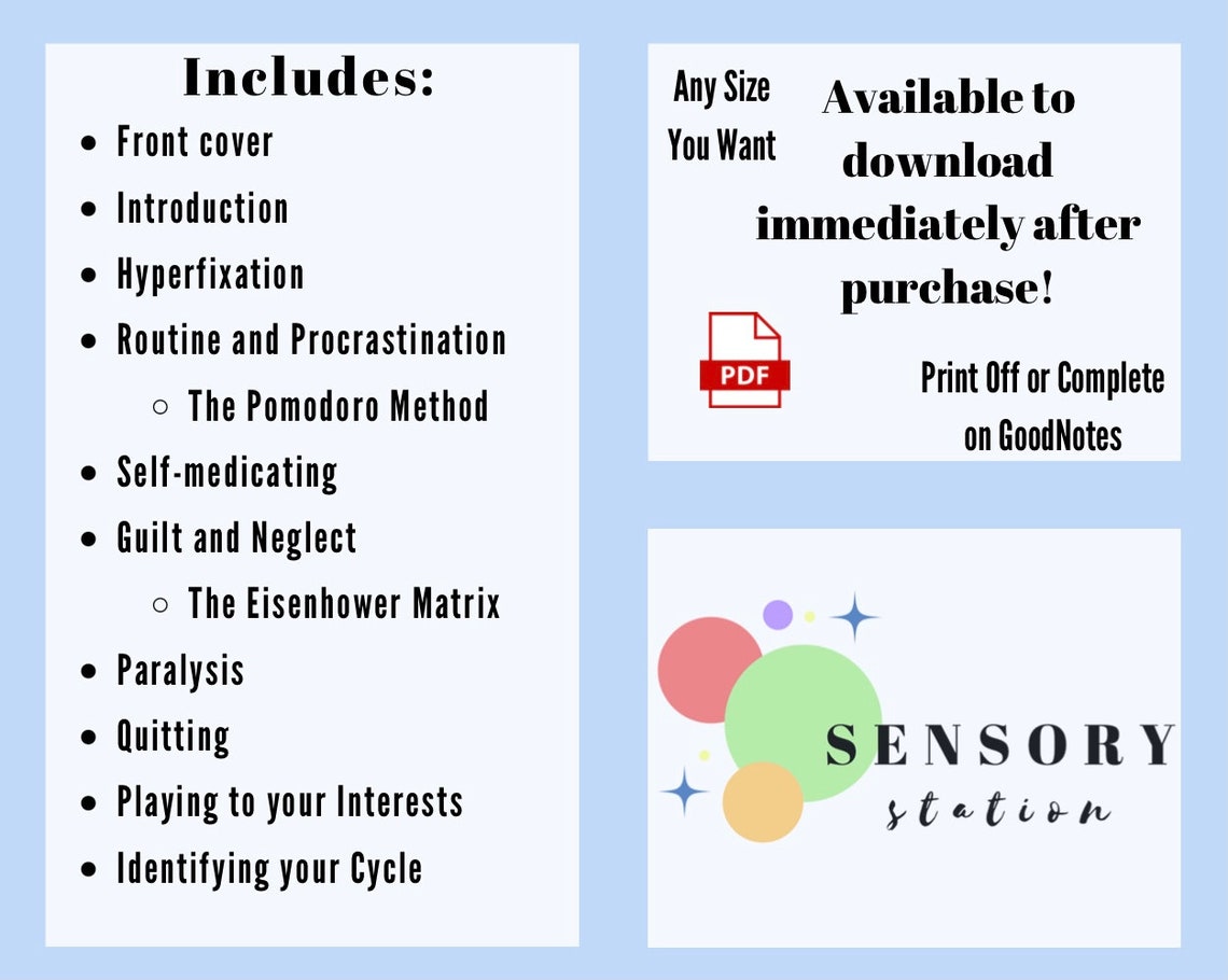 ADHD Burnout Cycle Guide for Adults & Teens (digital Download) - Etsy