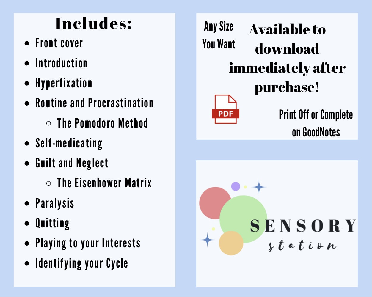 My ADHD Burnout Cycle Guide for Adults and Teens With ADHD - Etsy Australia