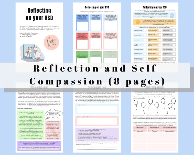 My Rejection Sensitivity Dysphoria Guide ADHD for Adults RSD Digital ...