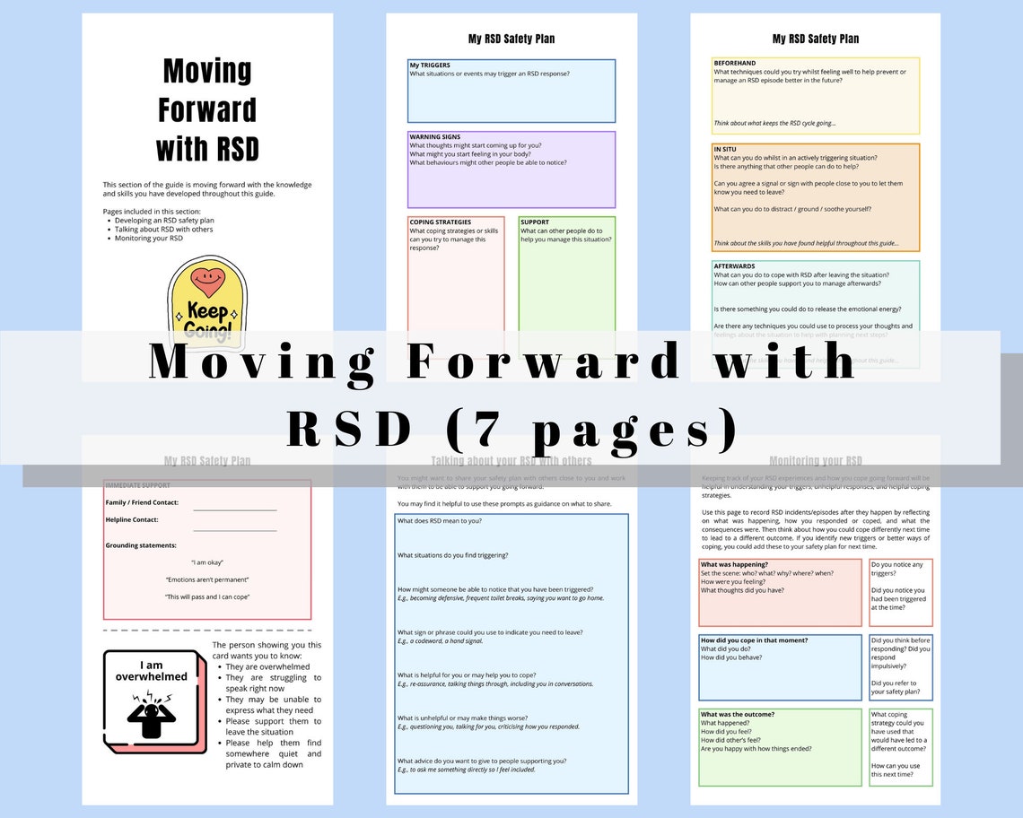 My Rejection Sensitivity Dysphoria Guide ADHD for Adults RSD Digital ...